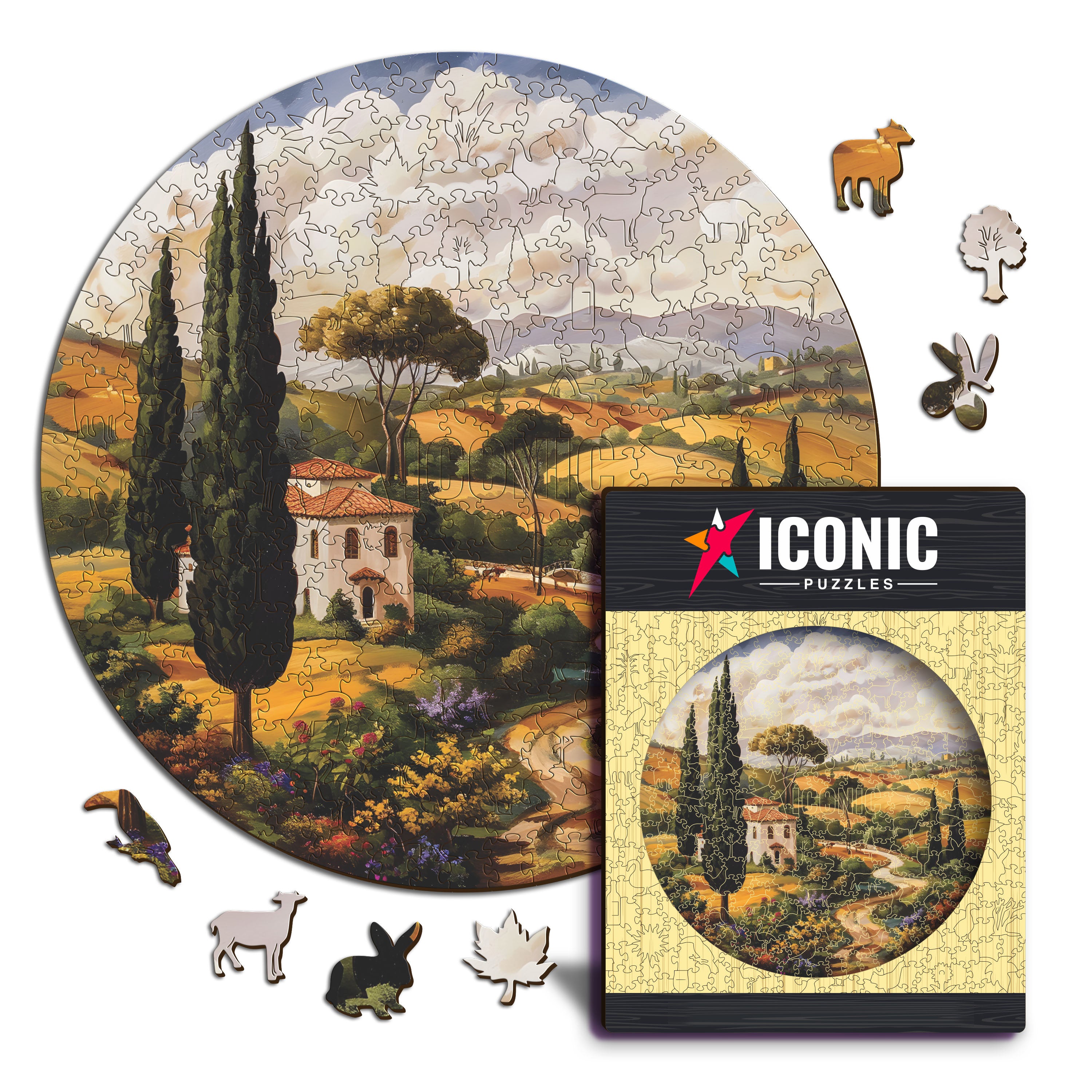 Toscana - Rompecabezas de Madera – Iconic Puzzles MX
