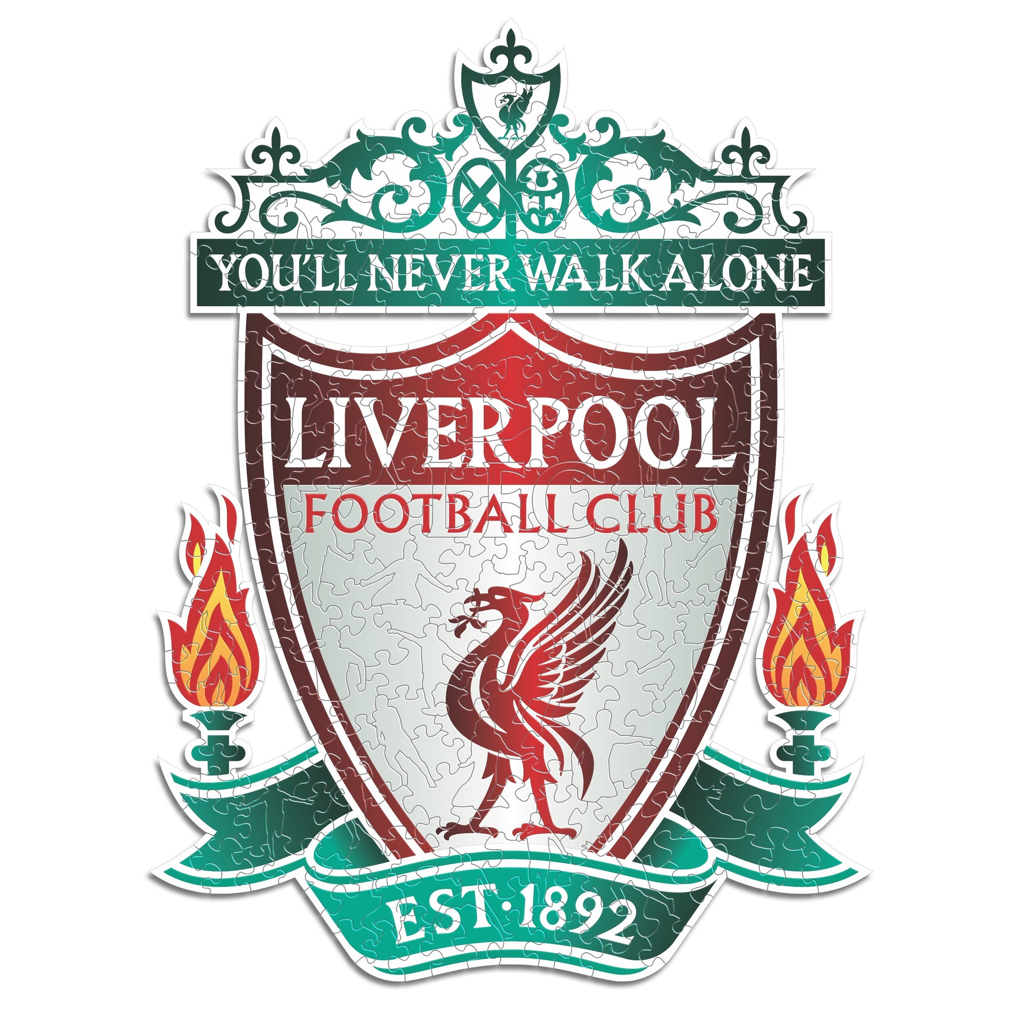 Liverpool FC® Escudo - Rompecabezas de Madera – Iconic Puzzles MX