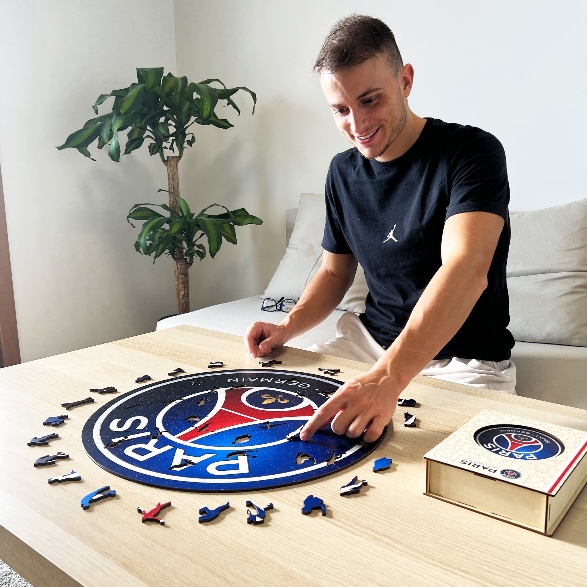 Paris Saint-Germain FC® Escudo - Rompecabezas de Madera – Iconic Puzzles MX