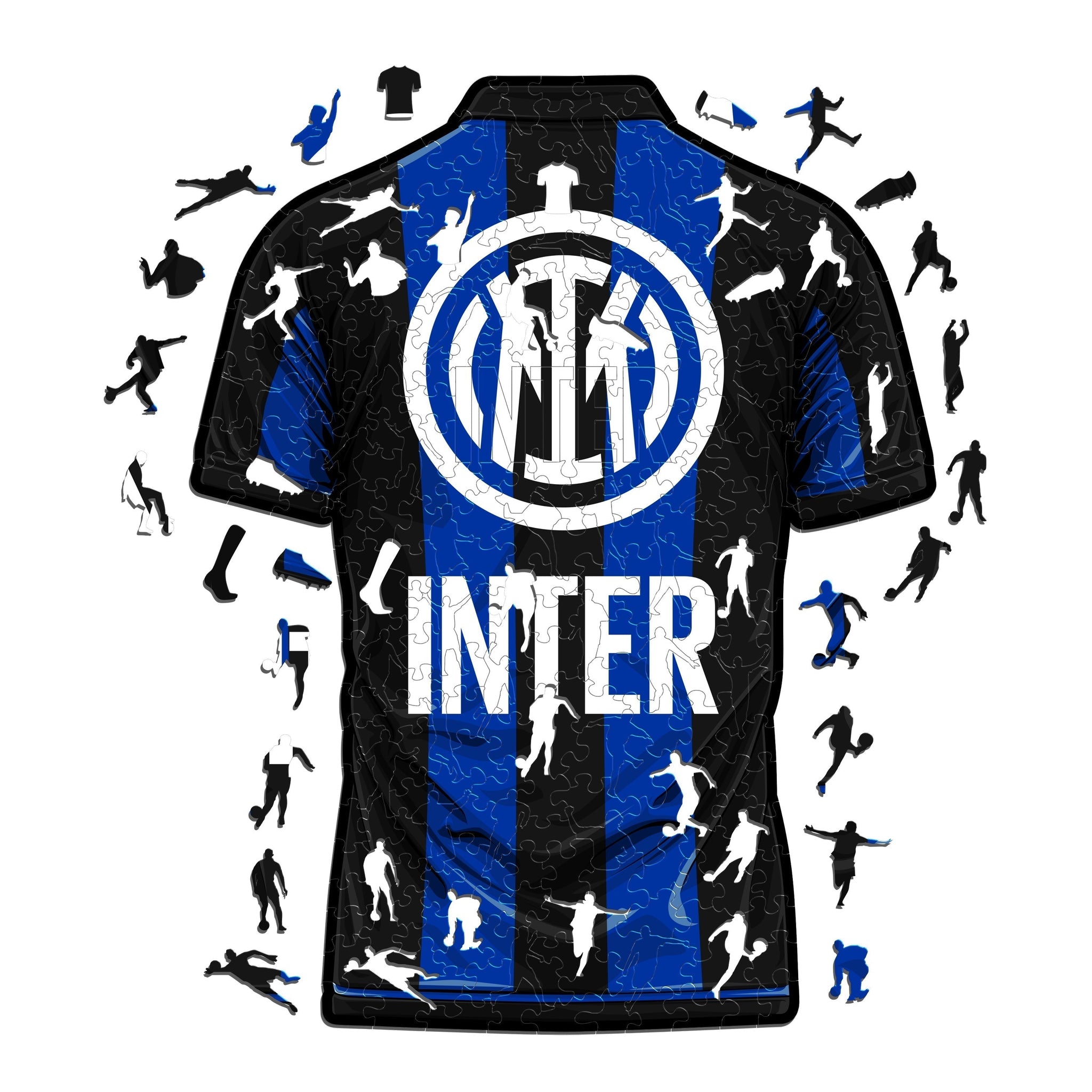 FC Inter® Jersey - Rompecabezas de Madera – Iconic Puzzles MX